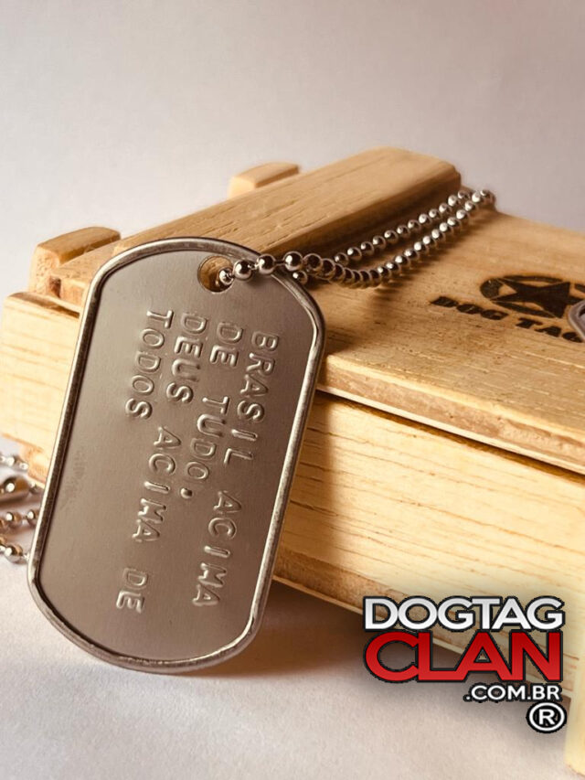 Dog Tag Alto Relevo Original: O Que É, Como Funciona e Por Que NÃO É ...